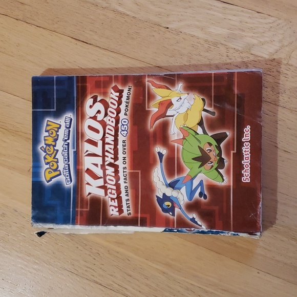 Pokemon | Other | Pokemon Kalos Region Handbook By Scholastic Stats And ...